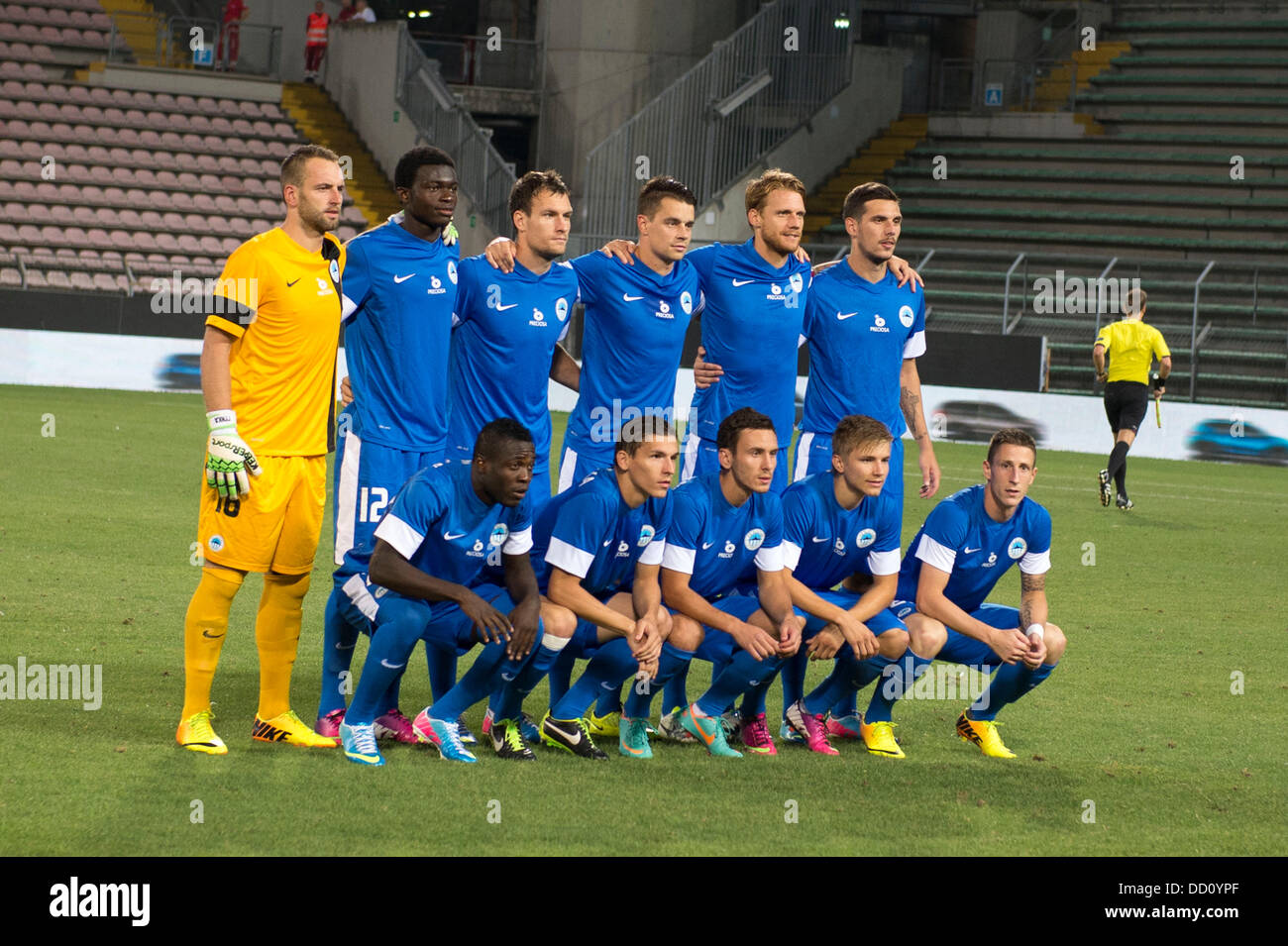 Slovan Liberec team group line-up, AUGUST 22, 2013 - Football / Soccer ...