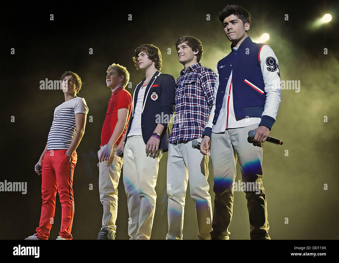 One Direction performing at Liverpool Echo Arena Liverpool, England ...