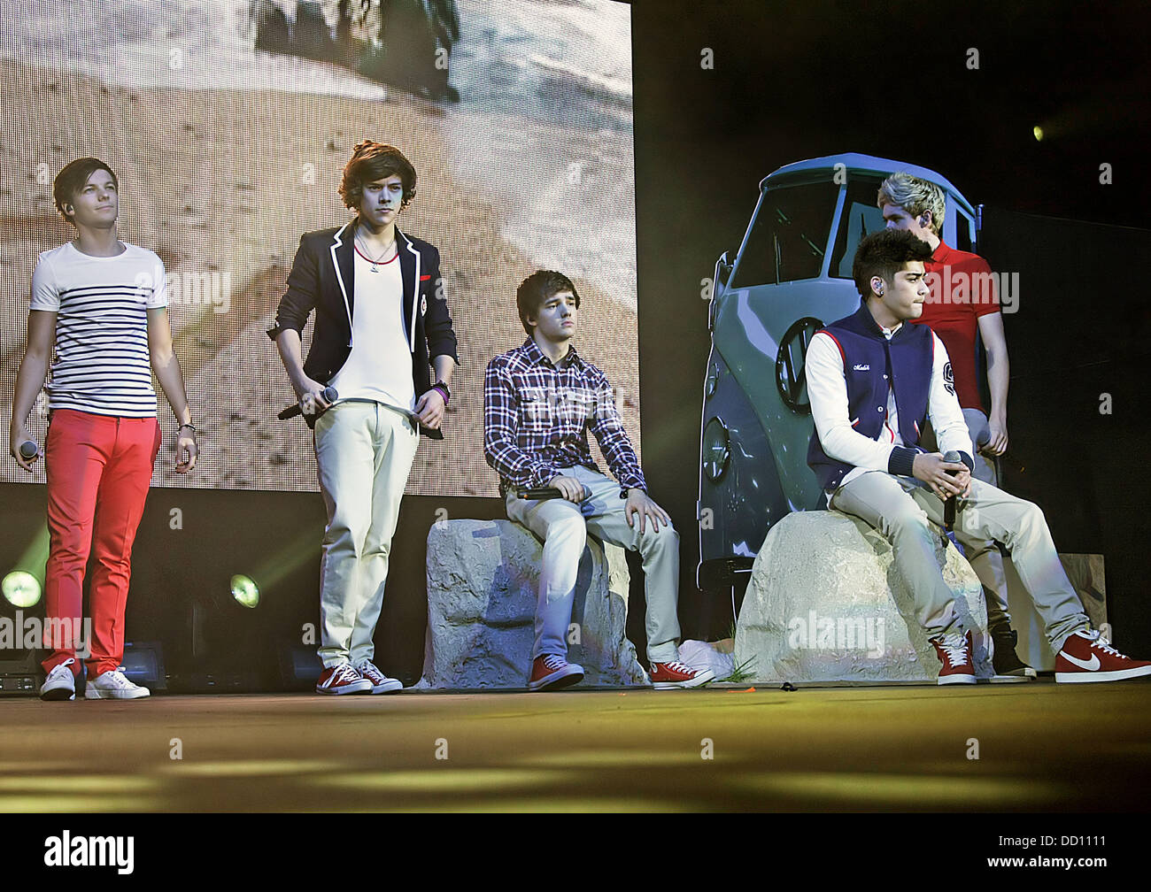 One Direction performing at Liverpool Echo Arena Liverpool, England ...