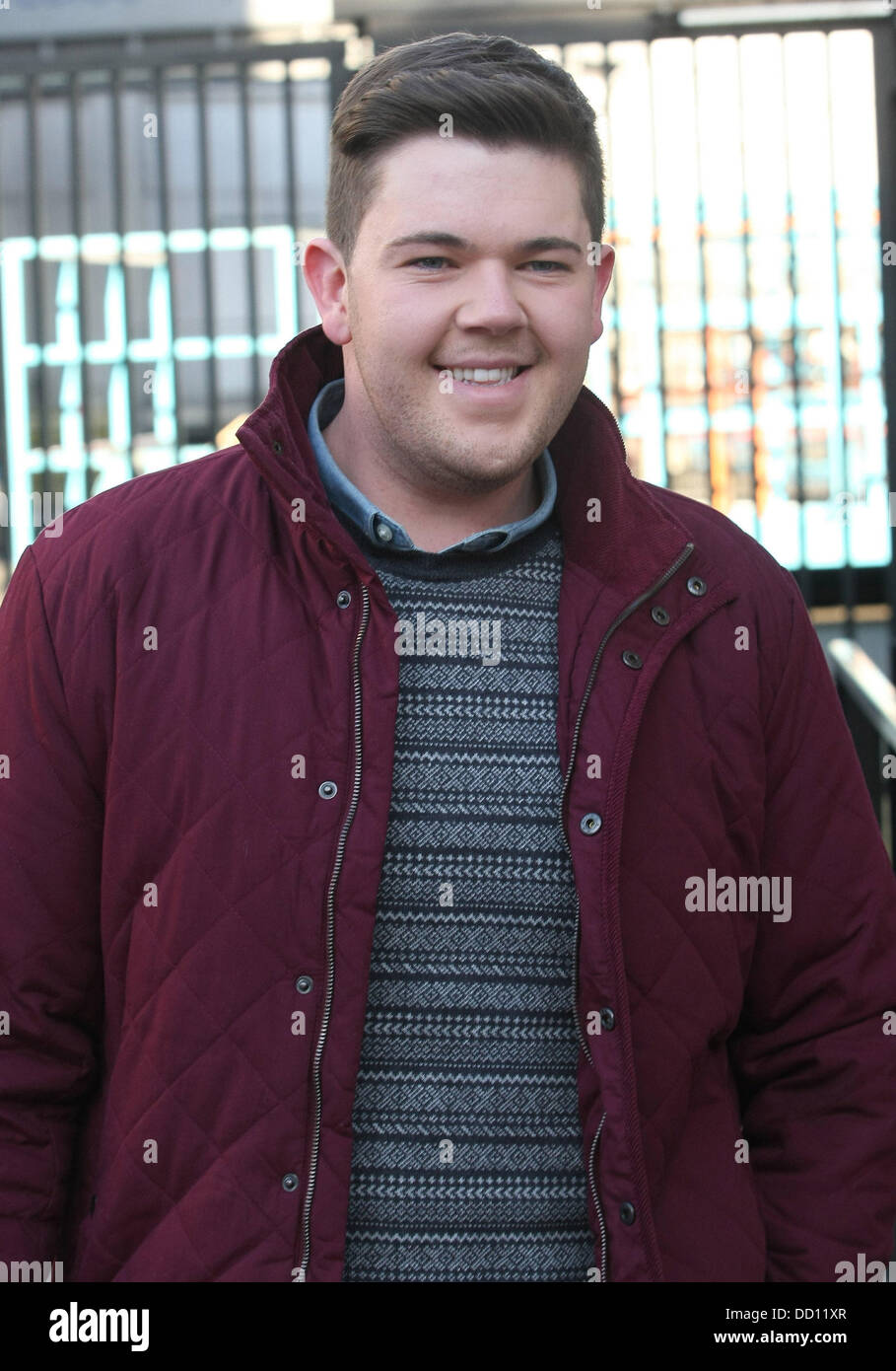 Craig Colton outside the ITV studios London, England - 16.01.12 Stock ...