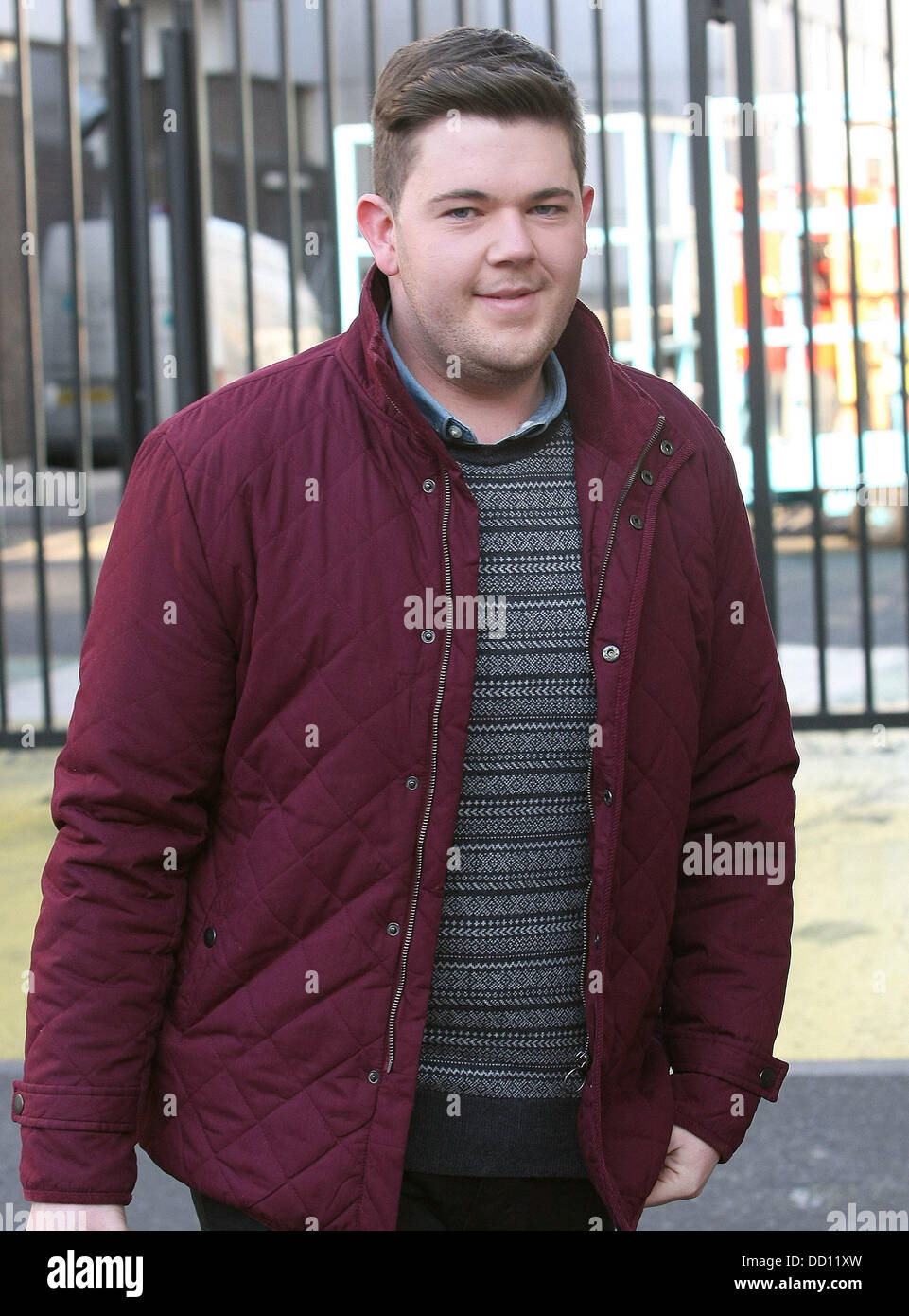 Craig Colton outside the ITV studios London, England - 16.01.12 Stock ...