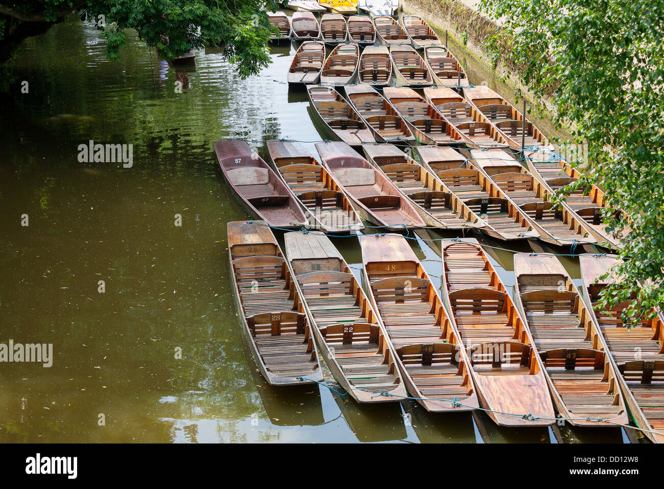 Punts. Oxford, UK Stock Photo - Alamy