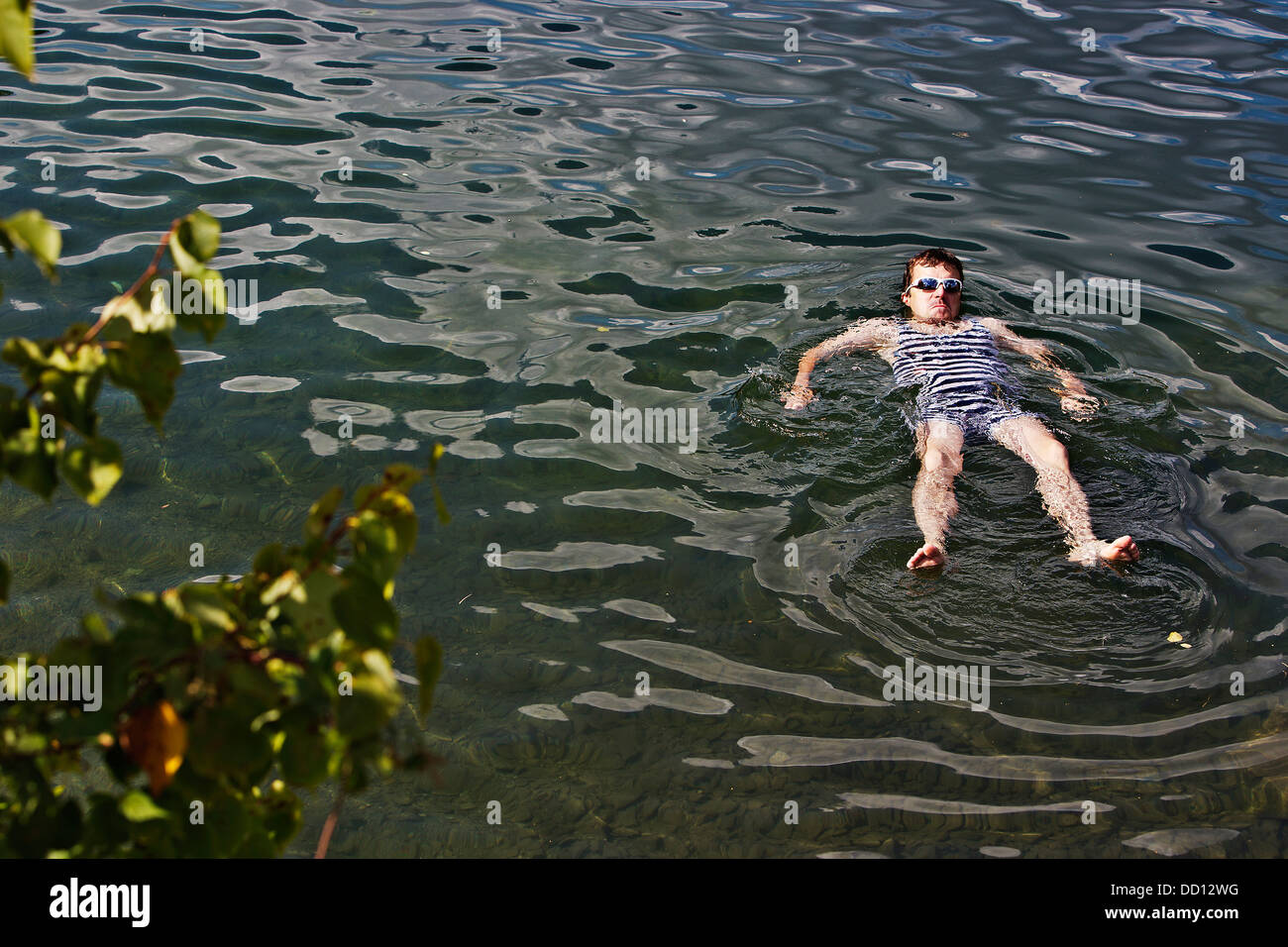 people. swimming, water, afloat, submerged, quarry, railway, corridor ...
