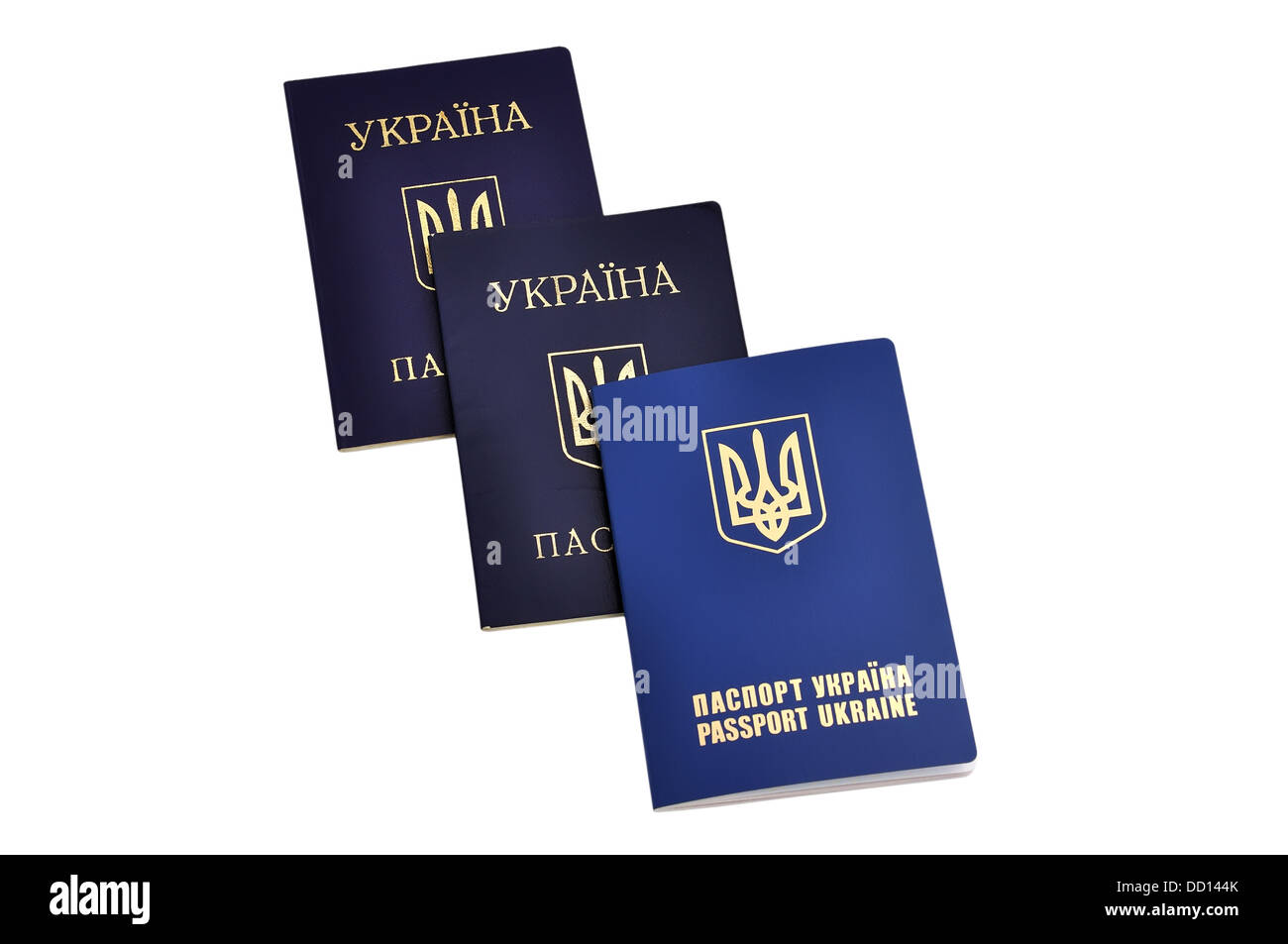 Ukrainian passports Stock Photo - Alamy