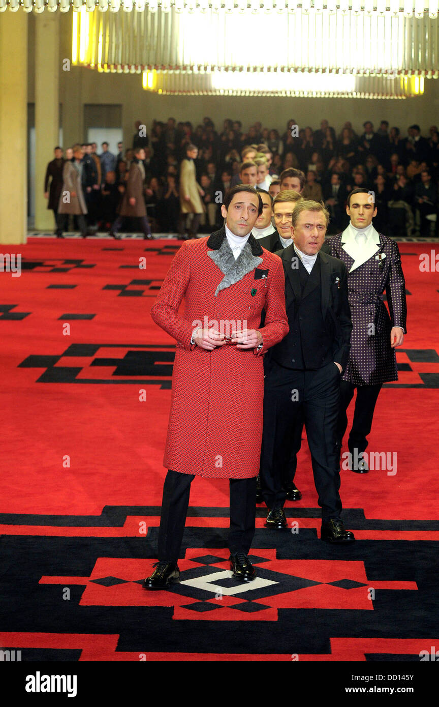 Adrian Brody and Tim Roth Milan Fashion Week Menswear Autumn/Winter ...