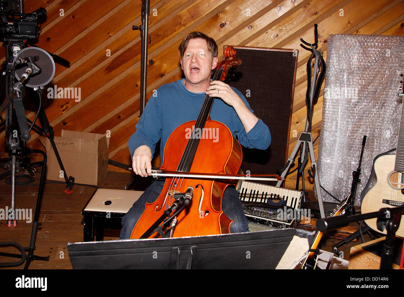 Andy Taylor 'Once' Broadway cast recording, held at Avatar Studios. New ...