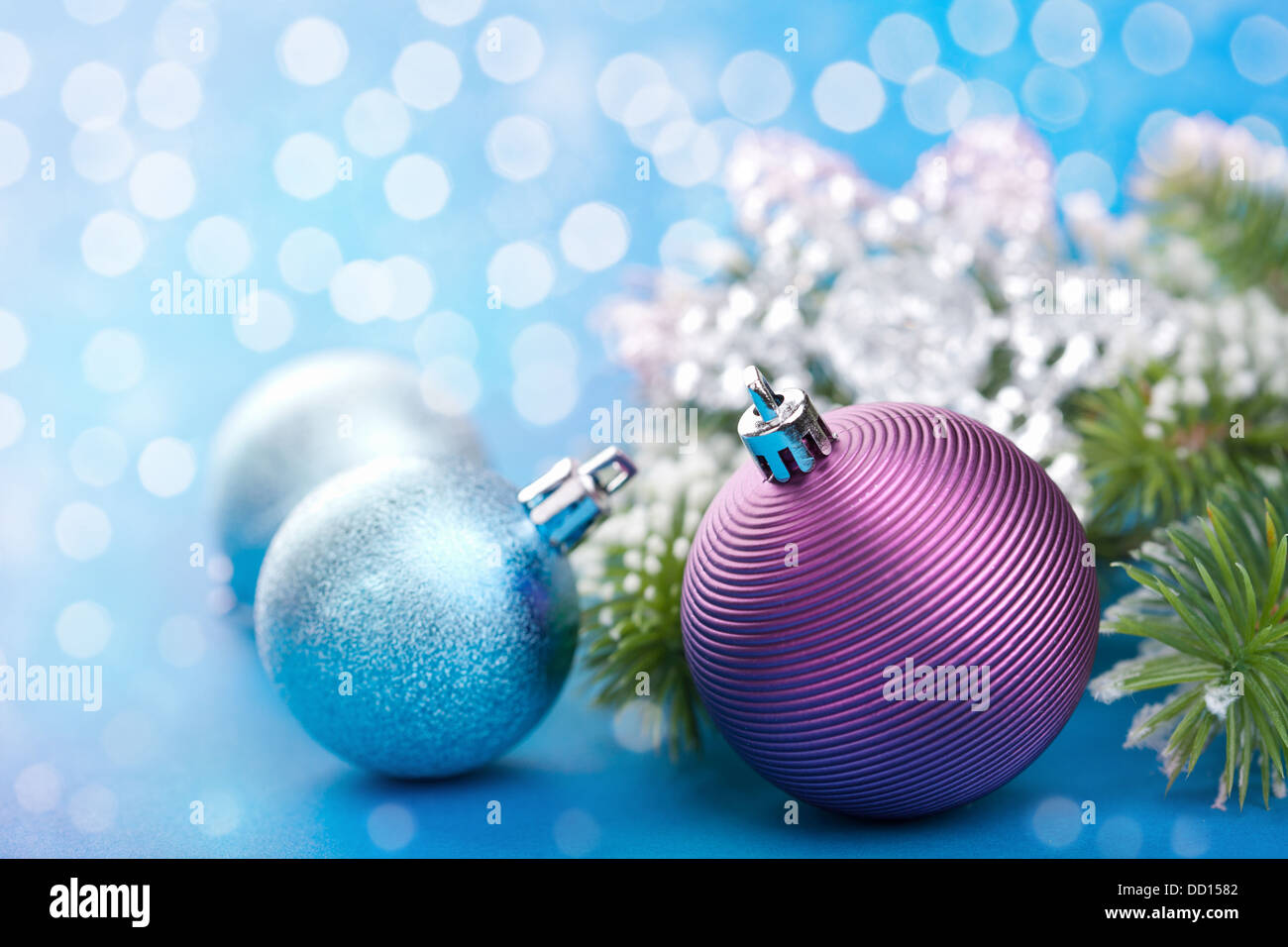 colorful christmas balls Stock Photo - Alamy