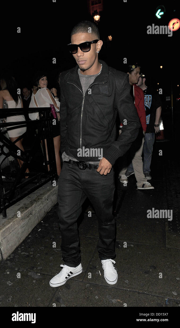 Fazer aka Richard Rawson leaving Aura nightclub. London, England - 19. ...