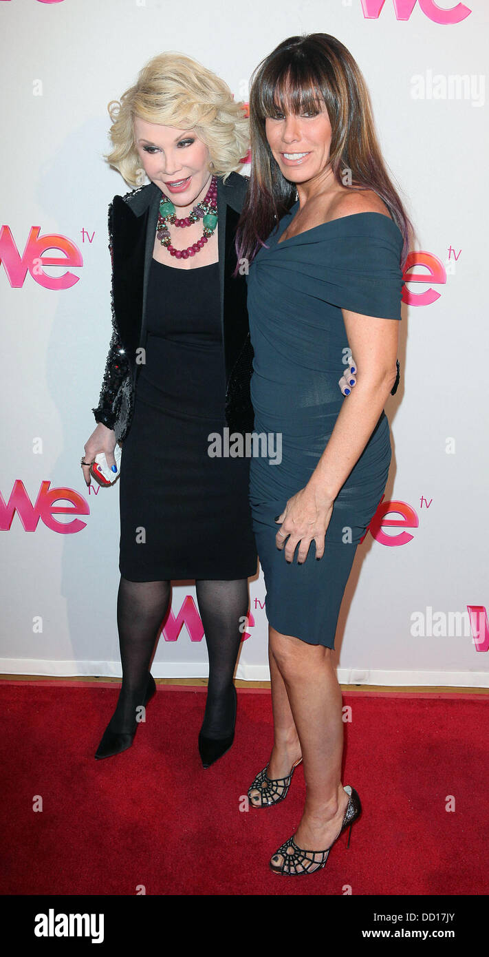 Joan Rivers and Melissa Rivers at the season 2 premiere of 'Joan ...