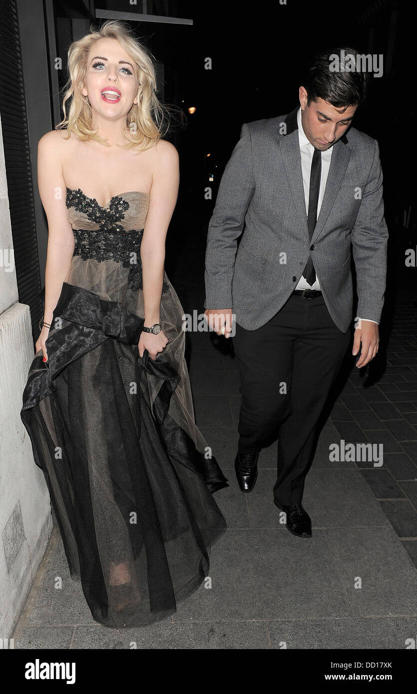 Lydia Rose Bright AKA Lydia Bright and boyfriend James Argent leaving ...