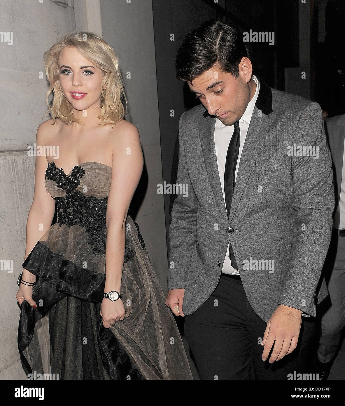 Lydia Rose Bright AKA Lydia Bright and boyfriend James Argent leaving ...