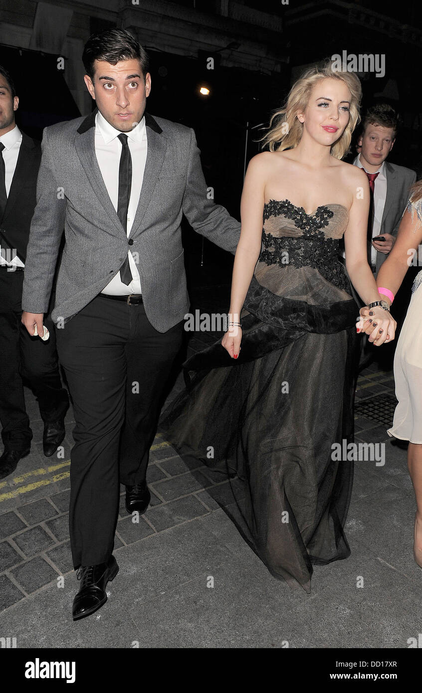 Lydia Rose Bright AKA Lydia Bright and boyfriend James Argent leaving ...