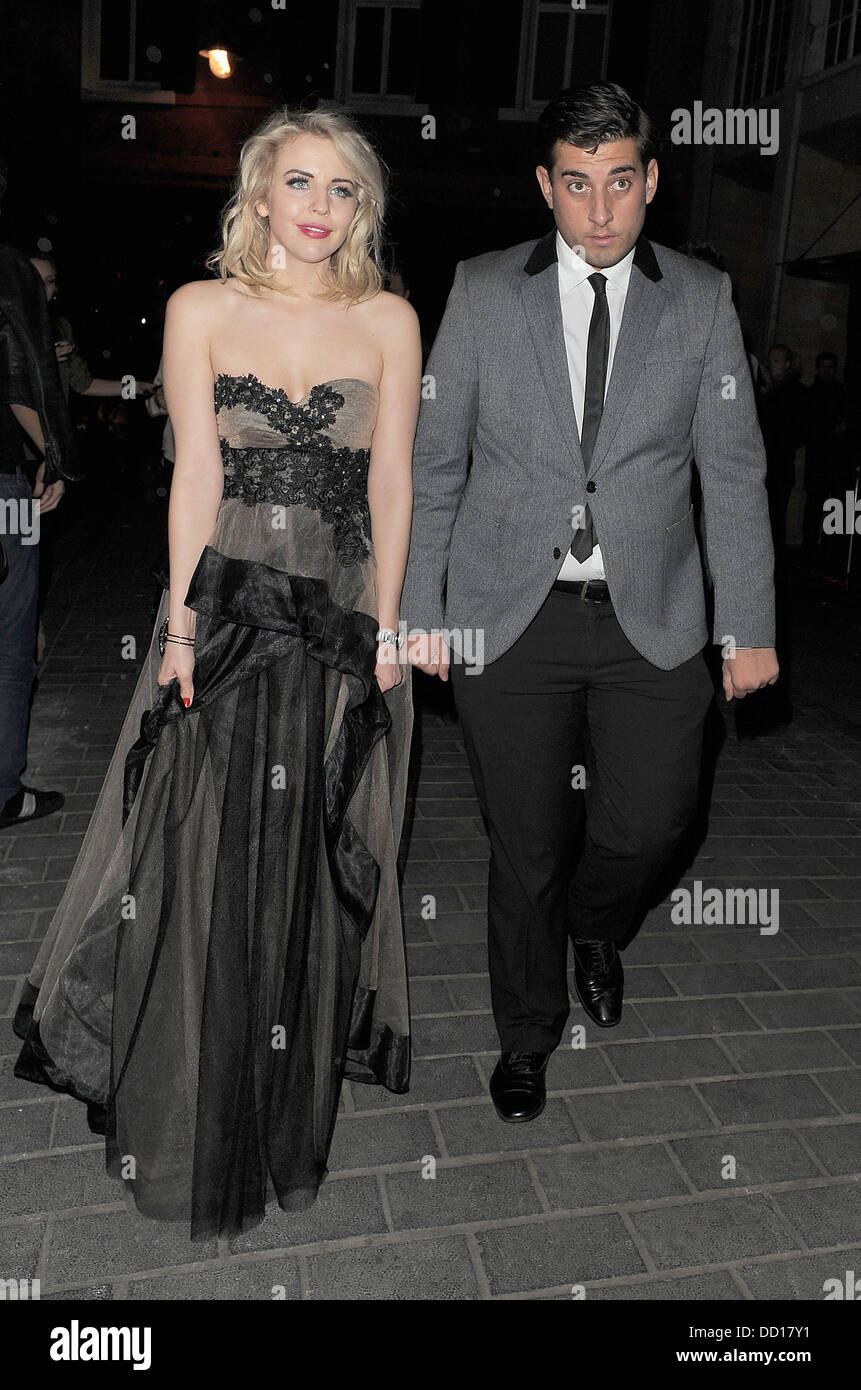 Lydia Rose Bright AKA Lydia Bright and boyfriend James Argent leaving ...