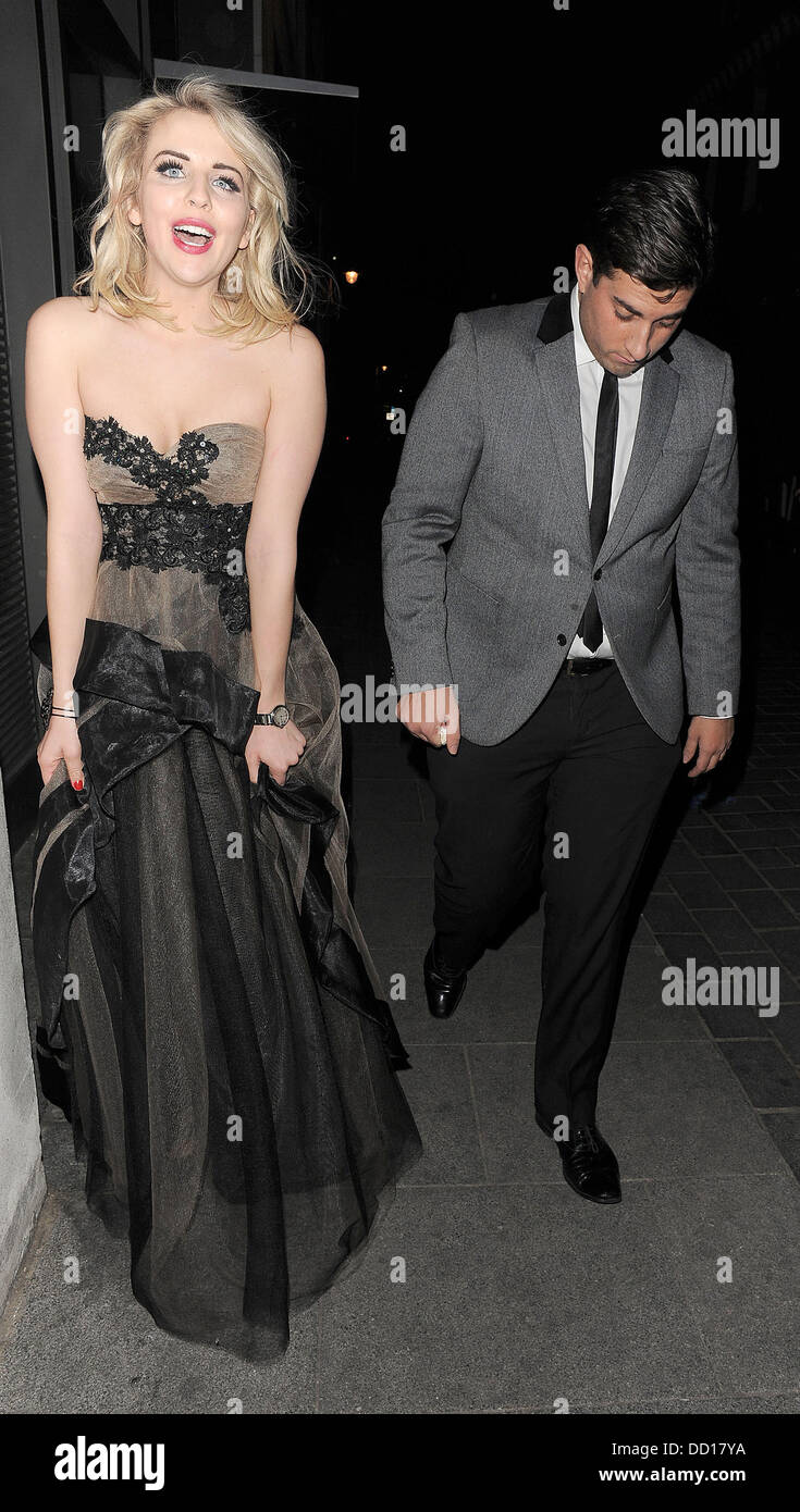 Lydia Rose Bright AKA Lydia Bright and boyfriend James Argent leaving ...