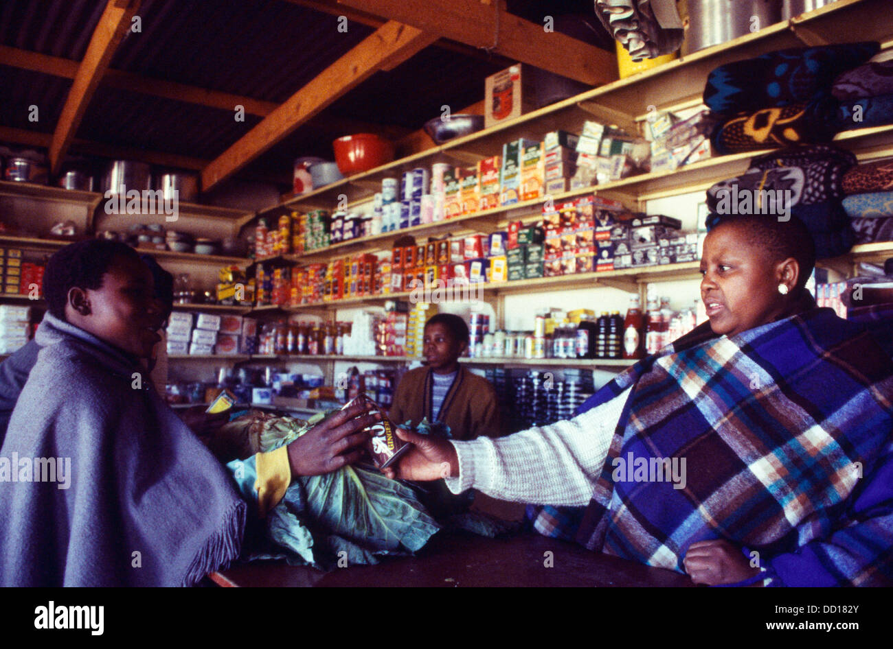 Shop in the Lesotho highlands Stock Photo - Alamy