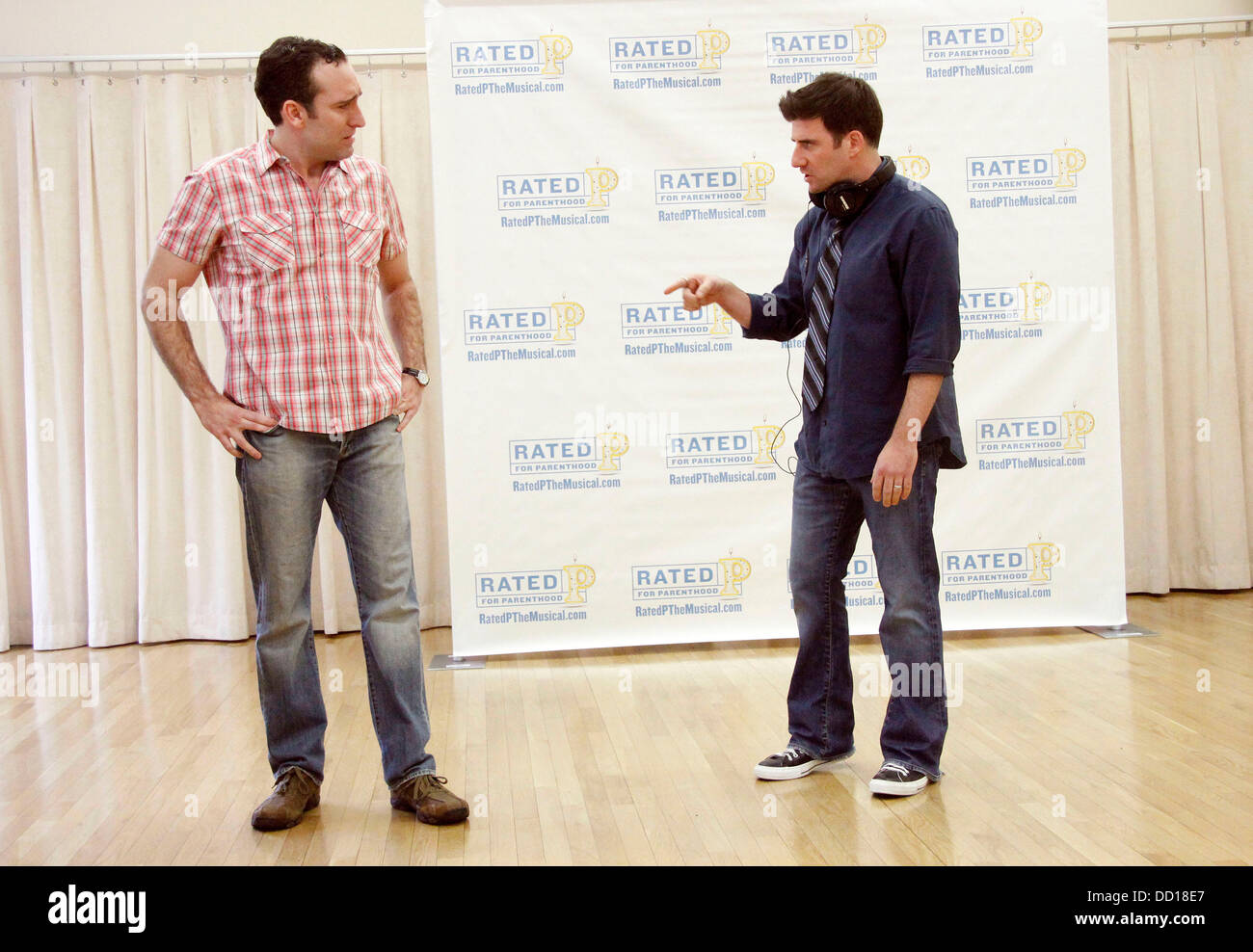 Chris Hoch and David Josefsberg The cast and creative team of 'Rated P ...