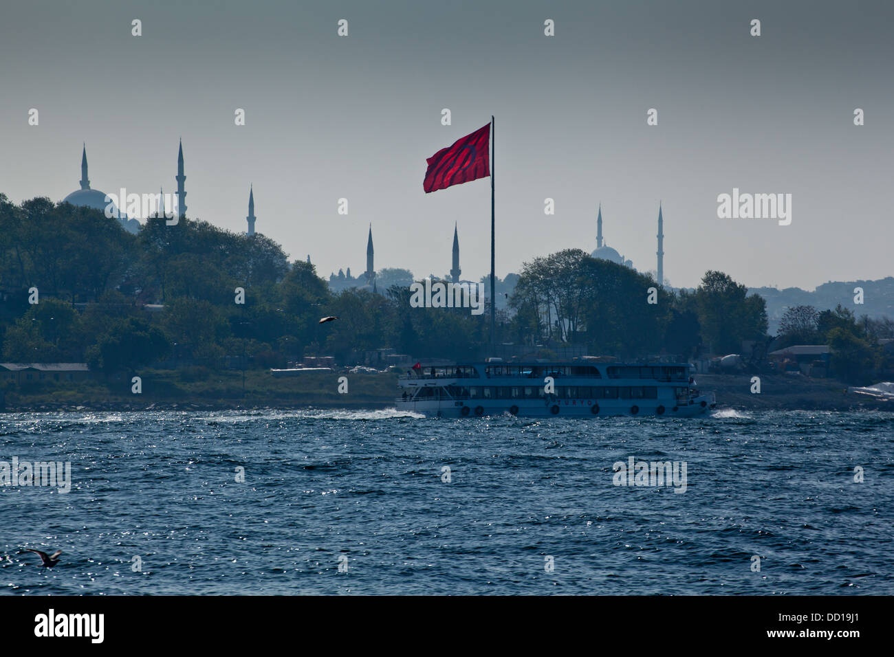 The waterfront skyline of Istanbul, Turkey Stock Photo - Alamy