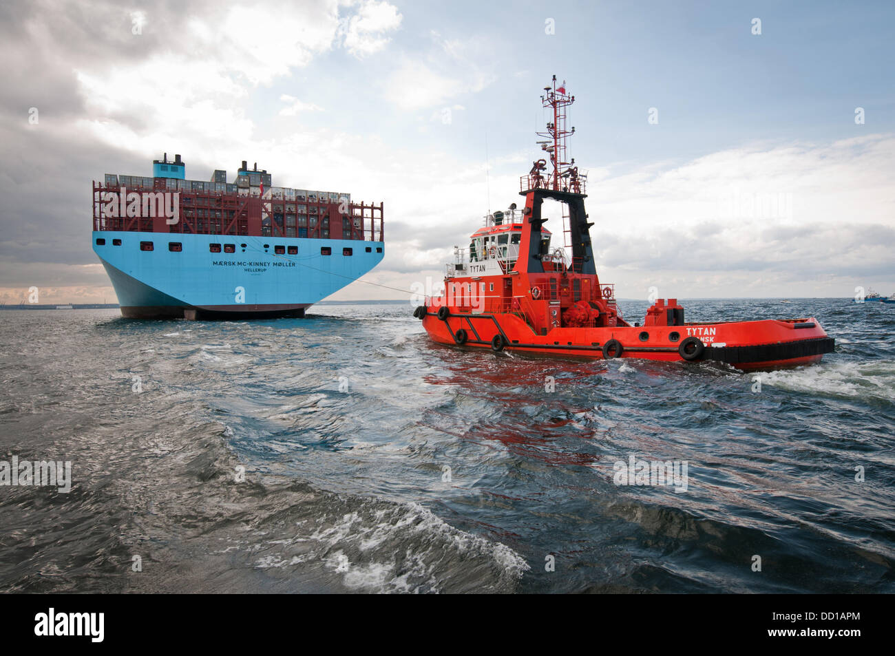 Maersk triple e class container ships hi-res stock photography and ...