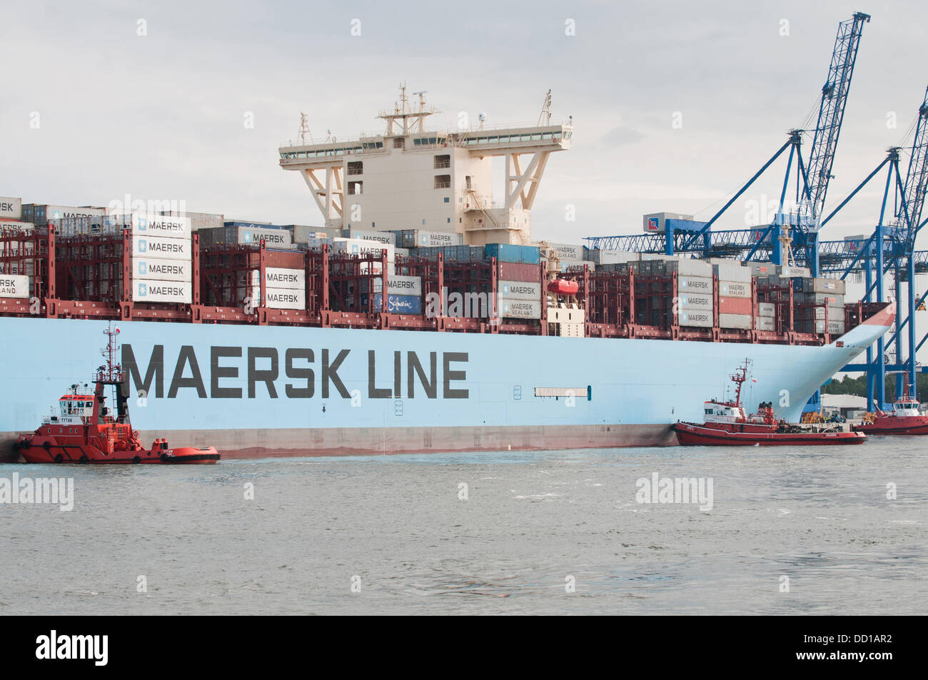 Maersk triple e class container ships hi-res stock photography and ...