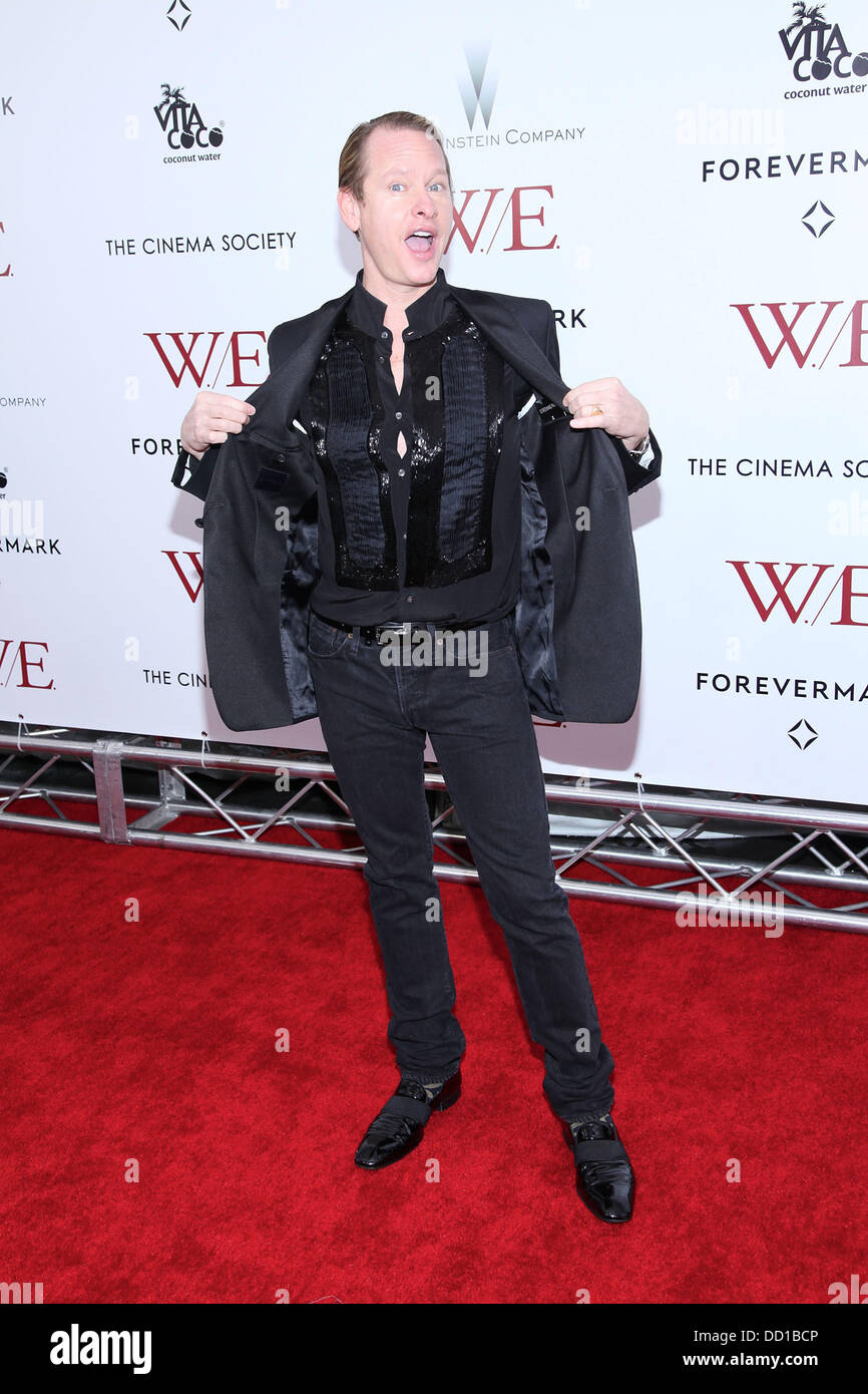 Carson Kressley New York premiere of 'W.E.' at the Ziegfeld Theatre ...