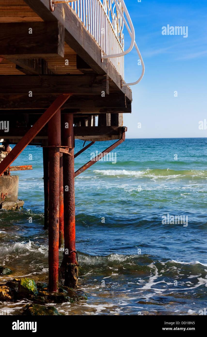 Old rusty quay Stock Photo - Alamy