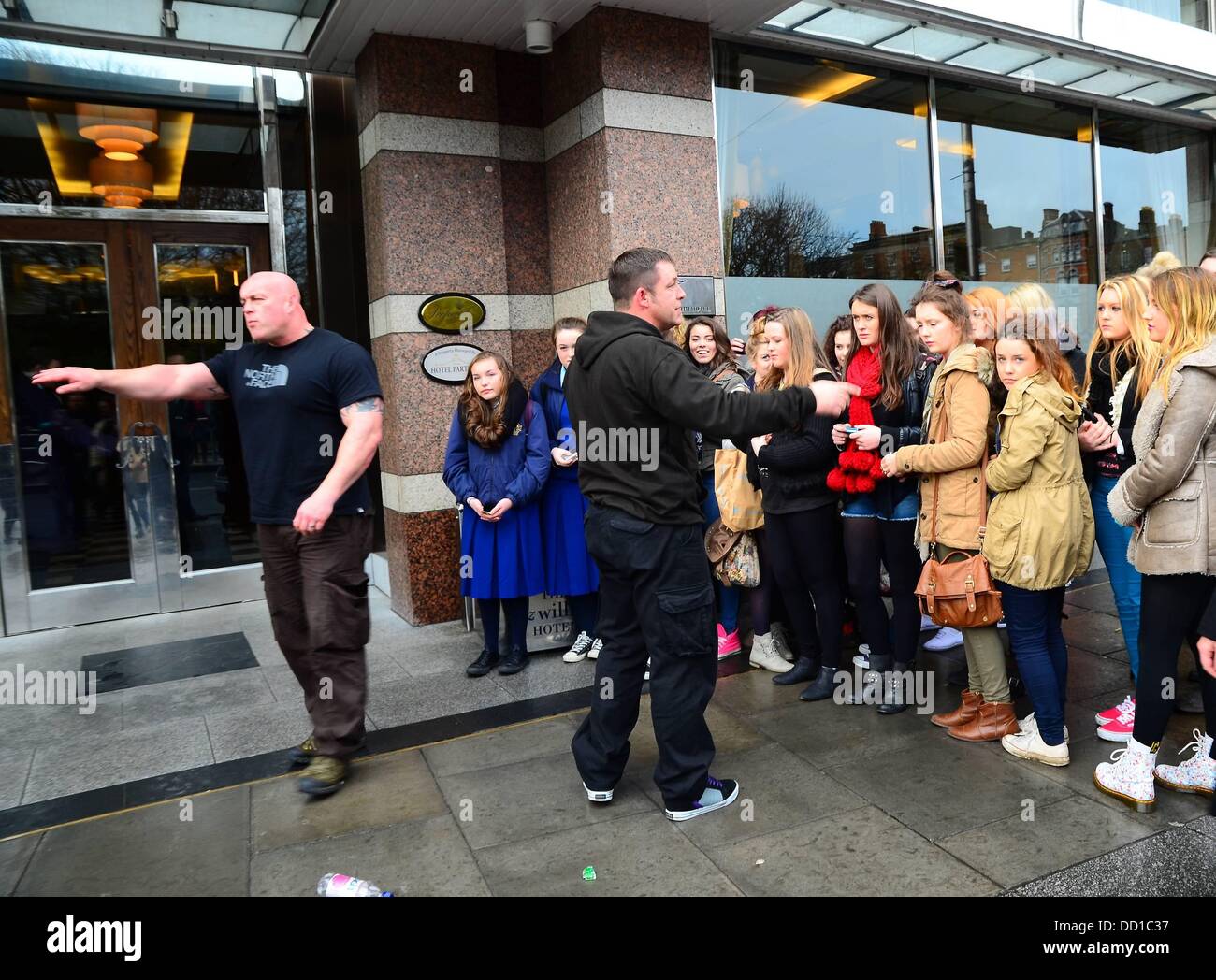 Security is called for One Direction fans trying to see their idols at ...
