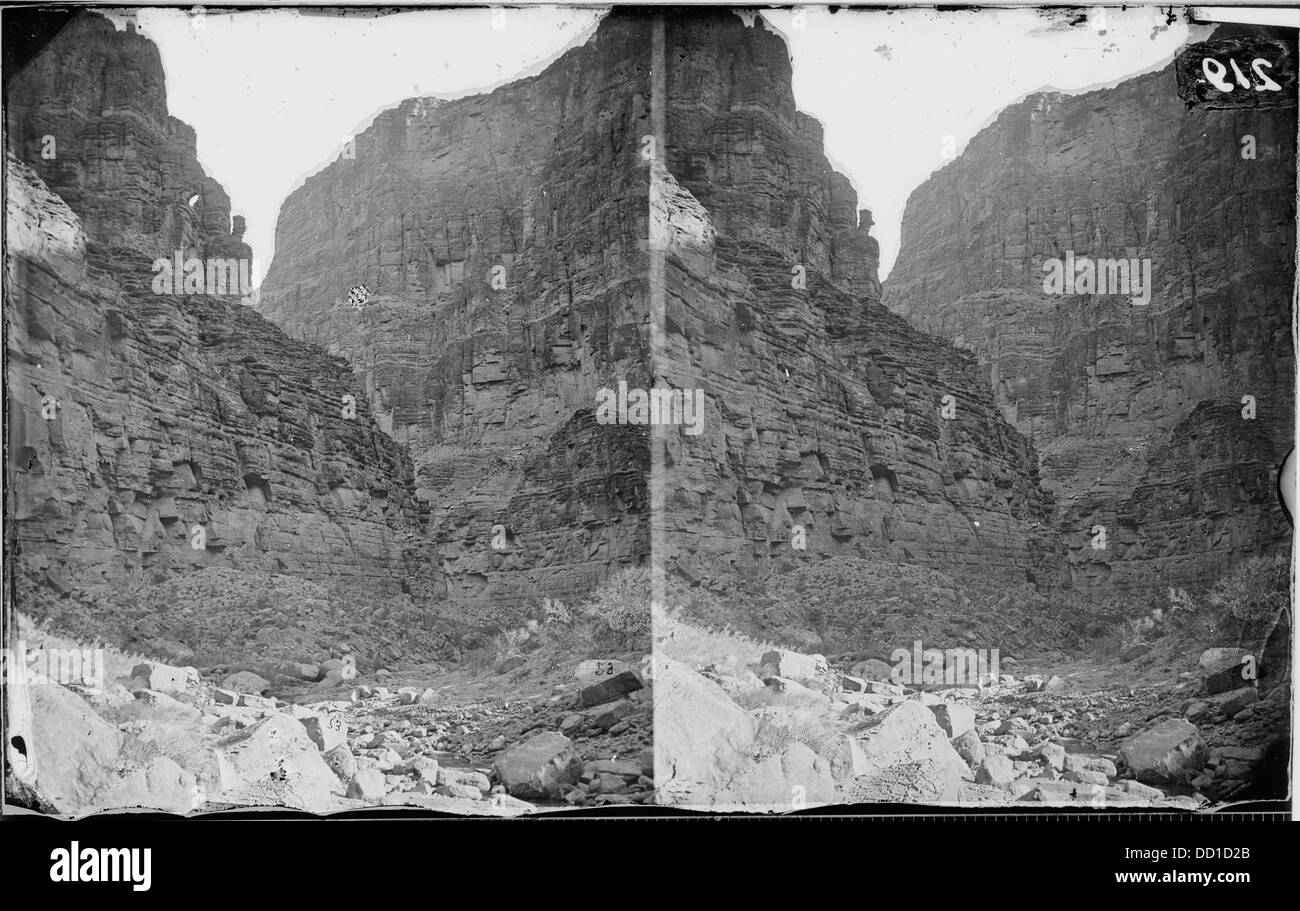 This image captures the striking geological formations near the ...