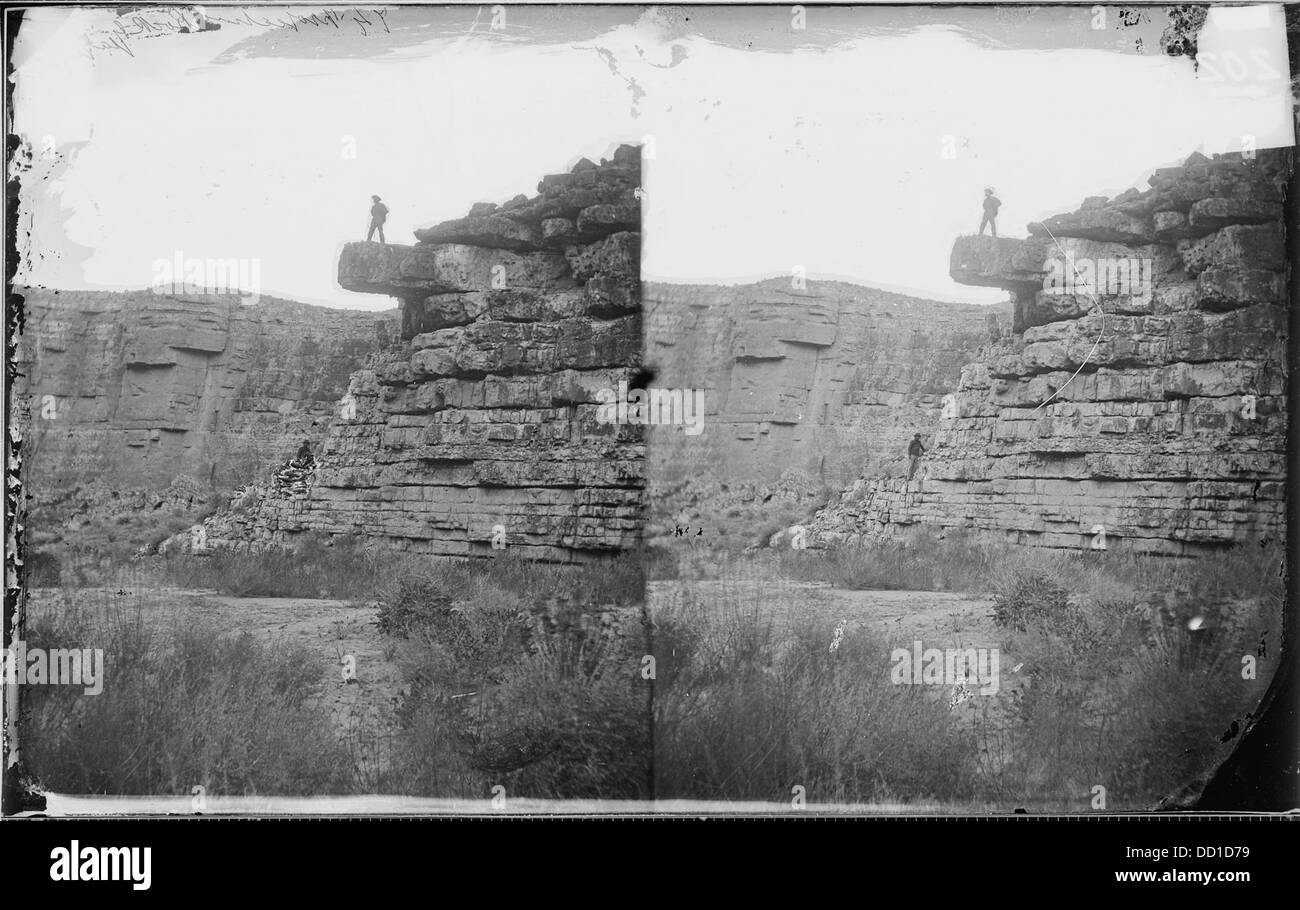 NEAR JUNCTION WTIH GRAND CANYON OF THE COLORADO RIVER, WALLS 2500 FEET ...