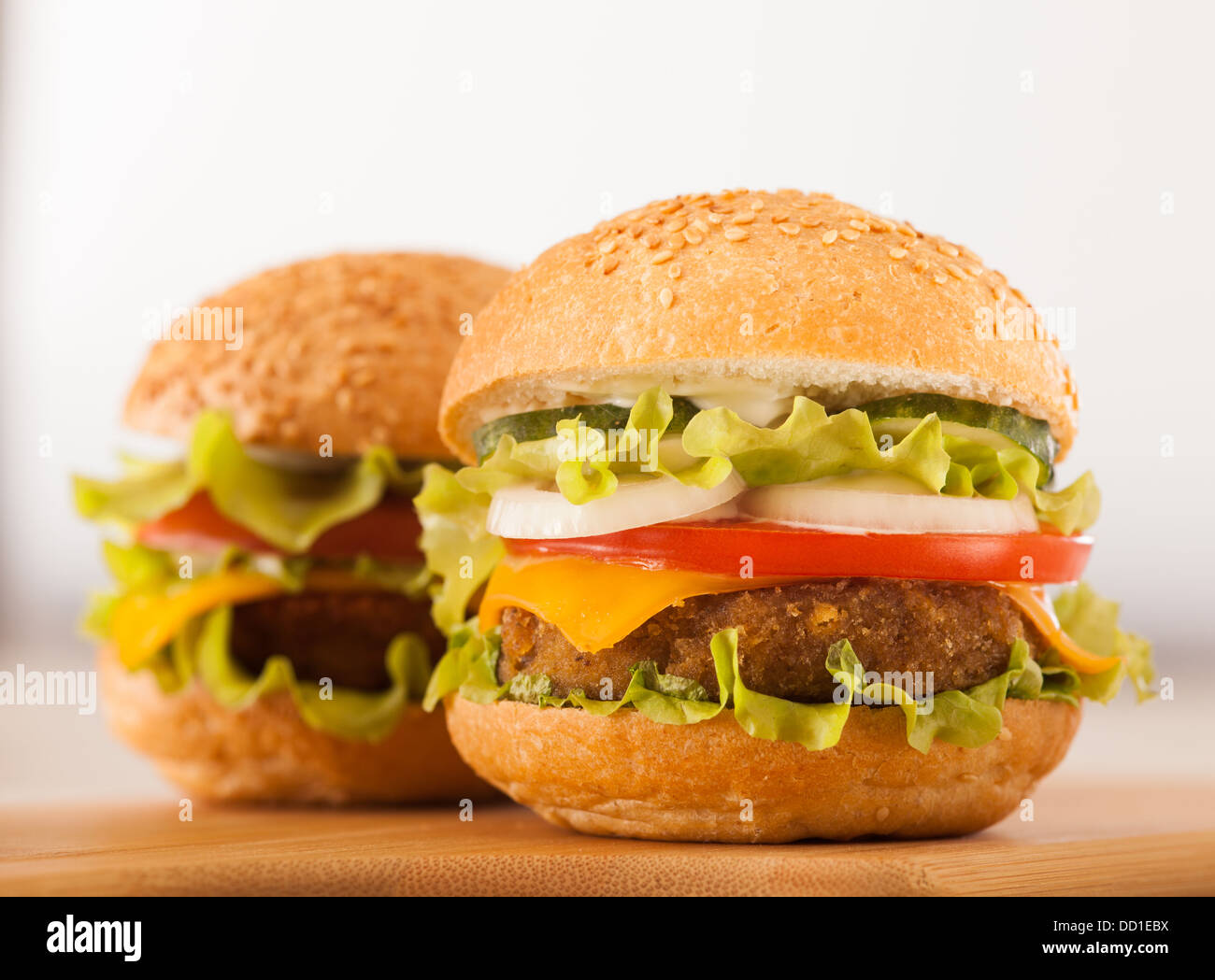 American burger big hi-res stock photography and images - Alamy