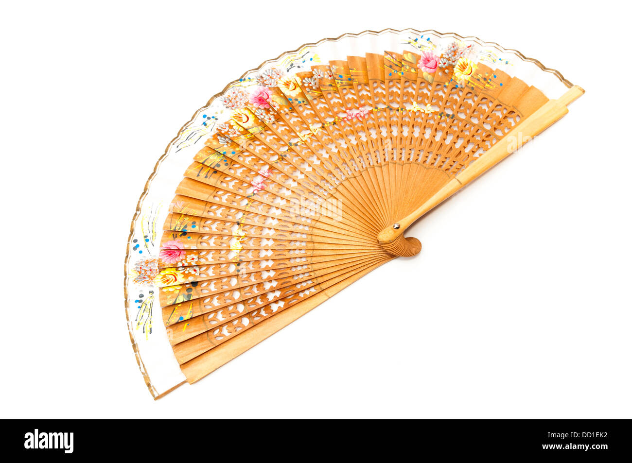 fan design on a white background Stock Photo - Alamy