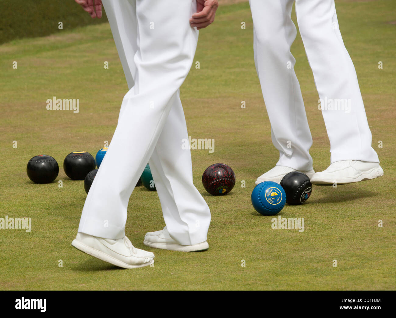 Playing bowls hi-res stock photography and images - Alamy