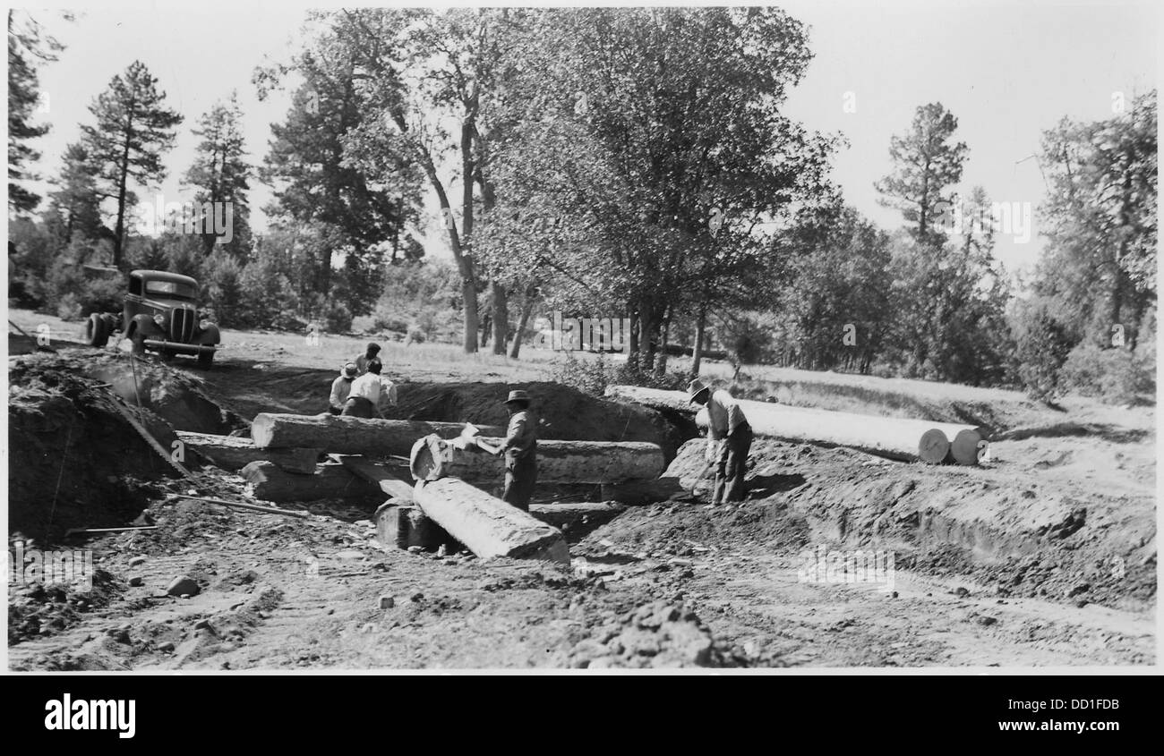 Lumbering history Black and White Stock Photos & Images - Alamy