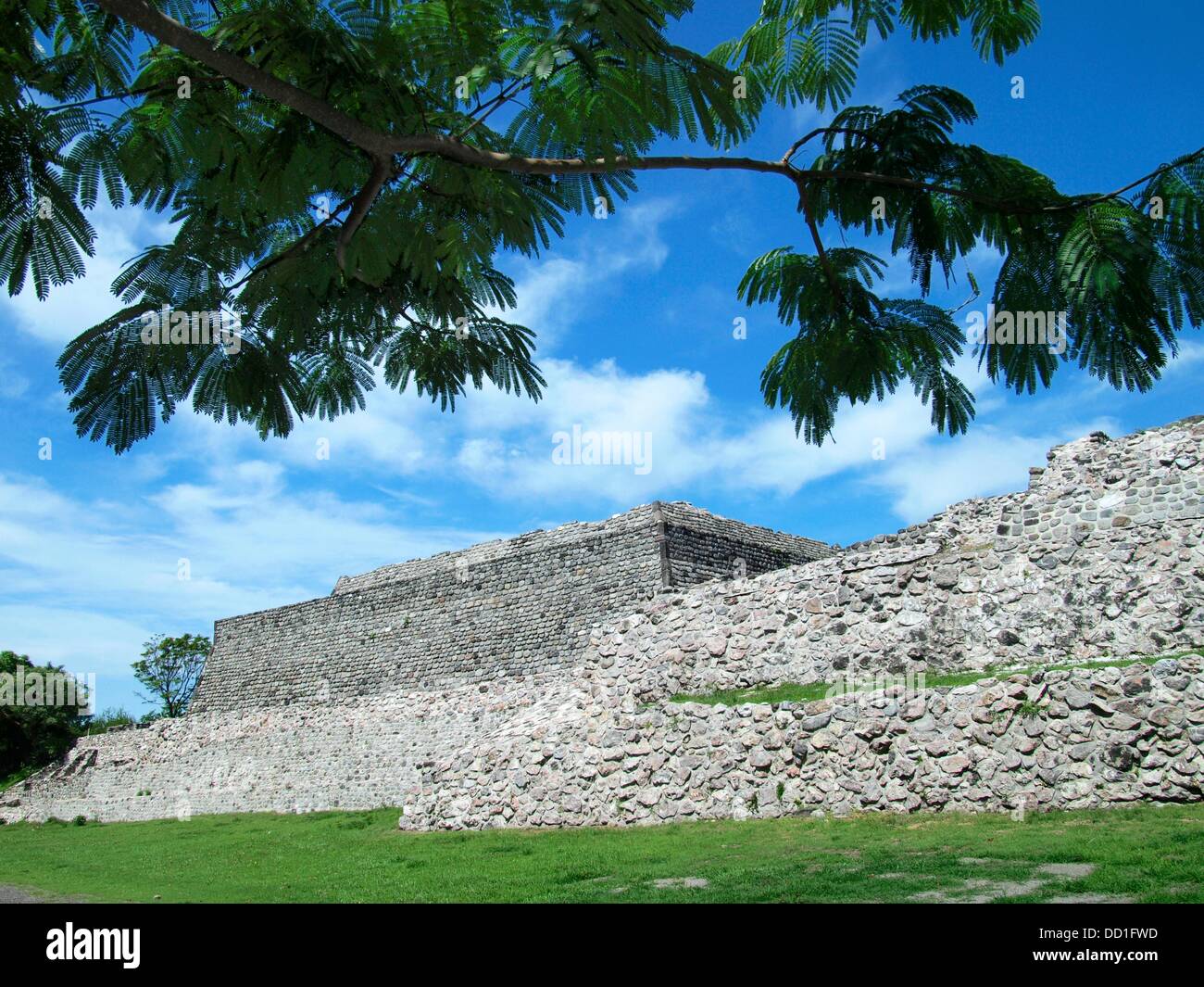 Xochicalco archaelogical site. Mexico Stock Photo - Alamy