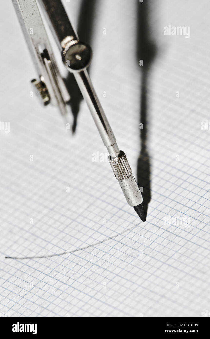 Drawing Compass with Selective Focus Stock Photo - Alamy Drawing Compass with Selective Focus Stock Photo - Alamy