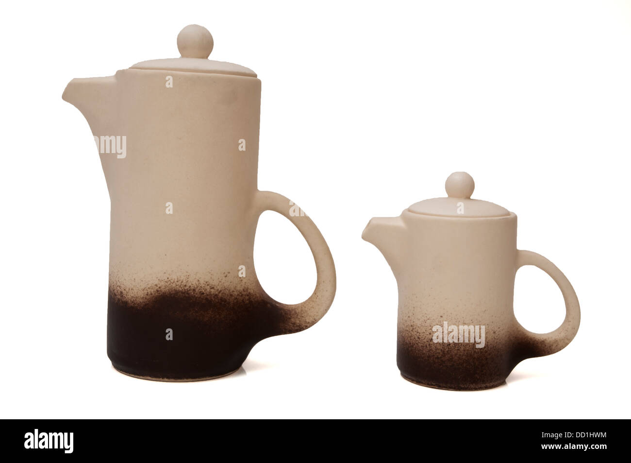 tall cup of coffee design on a white background Stock Photo - Alamy