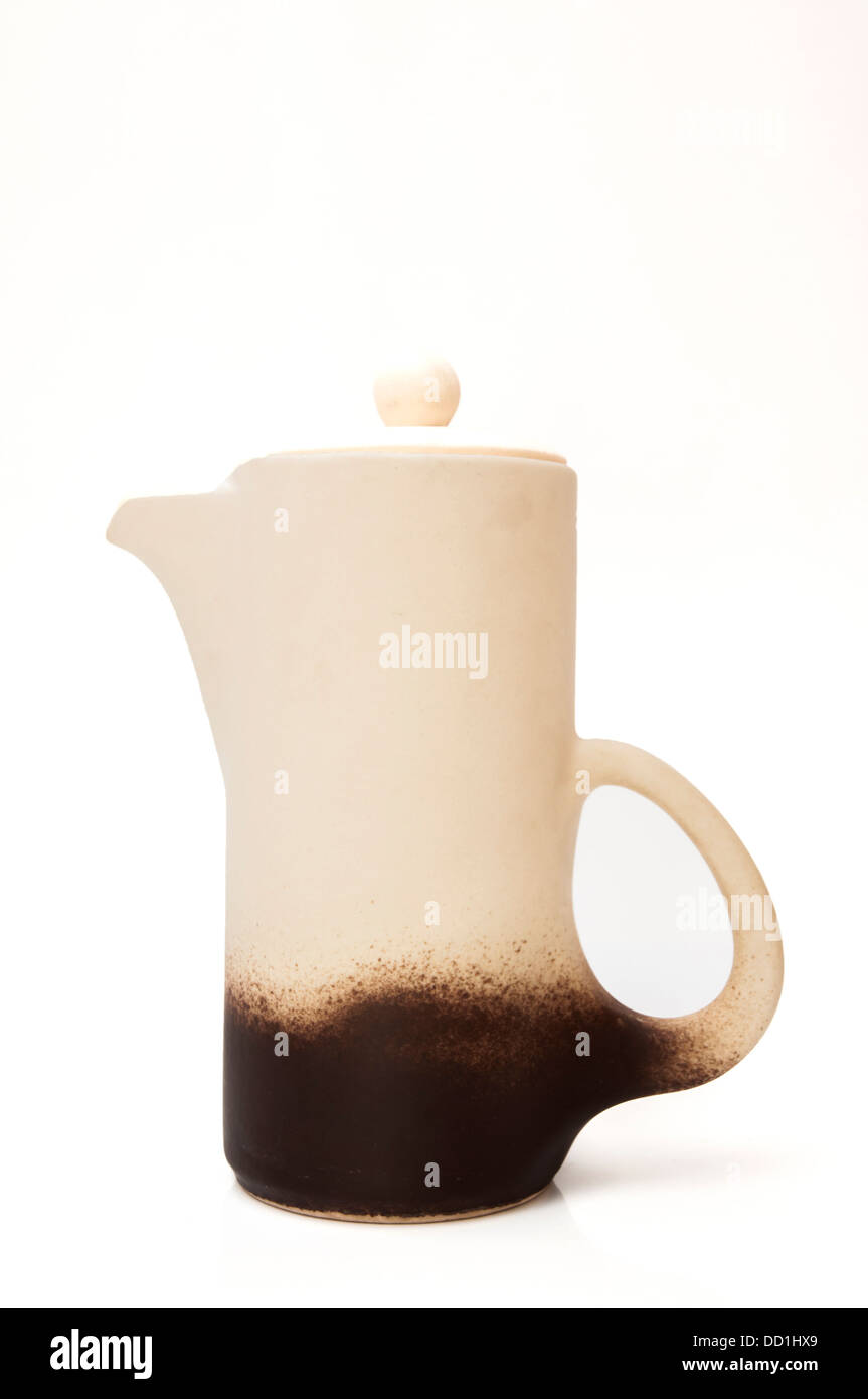 tall cup of coffee design on a white background Stock Photo - Alamy