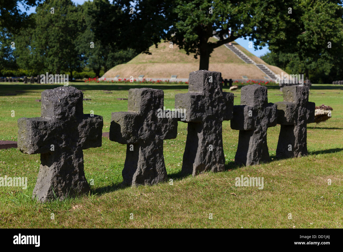 German cemetery, La Cambe, Normandy, France Stock Photo - Alamy