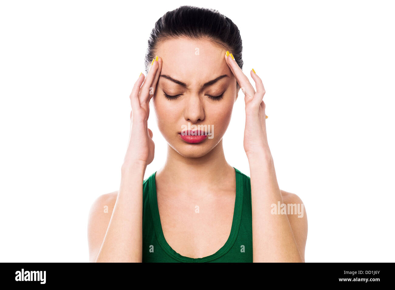 Pressure point headache hi-res stock photography and images - Alamy