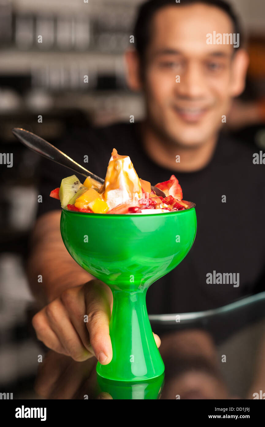 Mouth watering fruit cocktail with assorted fruits just for you Stock ...