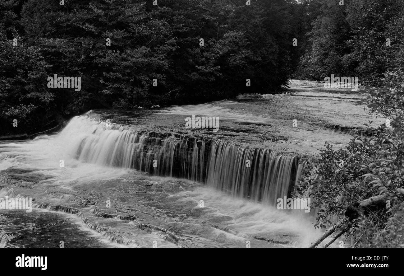 Au Train Falls is a waterfall located in the Upper Peninsula of ...