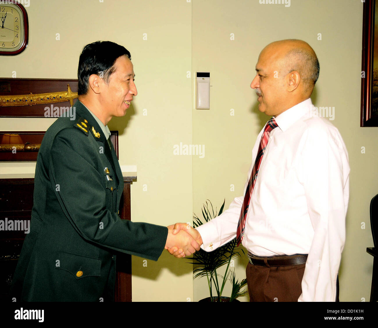 Islamabad, Pakistan. 23rd Aug, 2013. Secretary defence lt gen(r) Asif ...