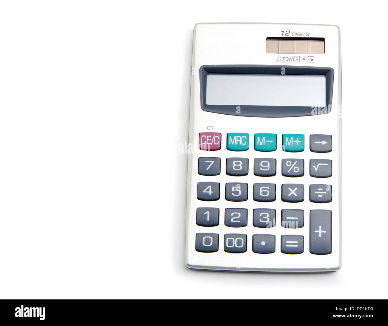 Business desk calculator Cut Out Stock Images & Pictures - Alamy