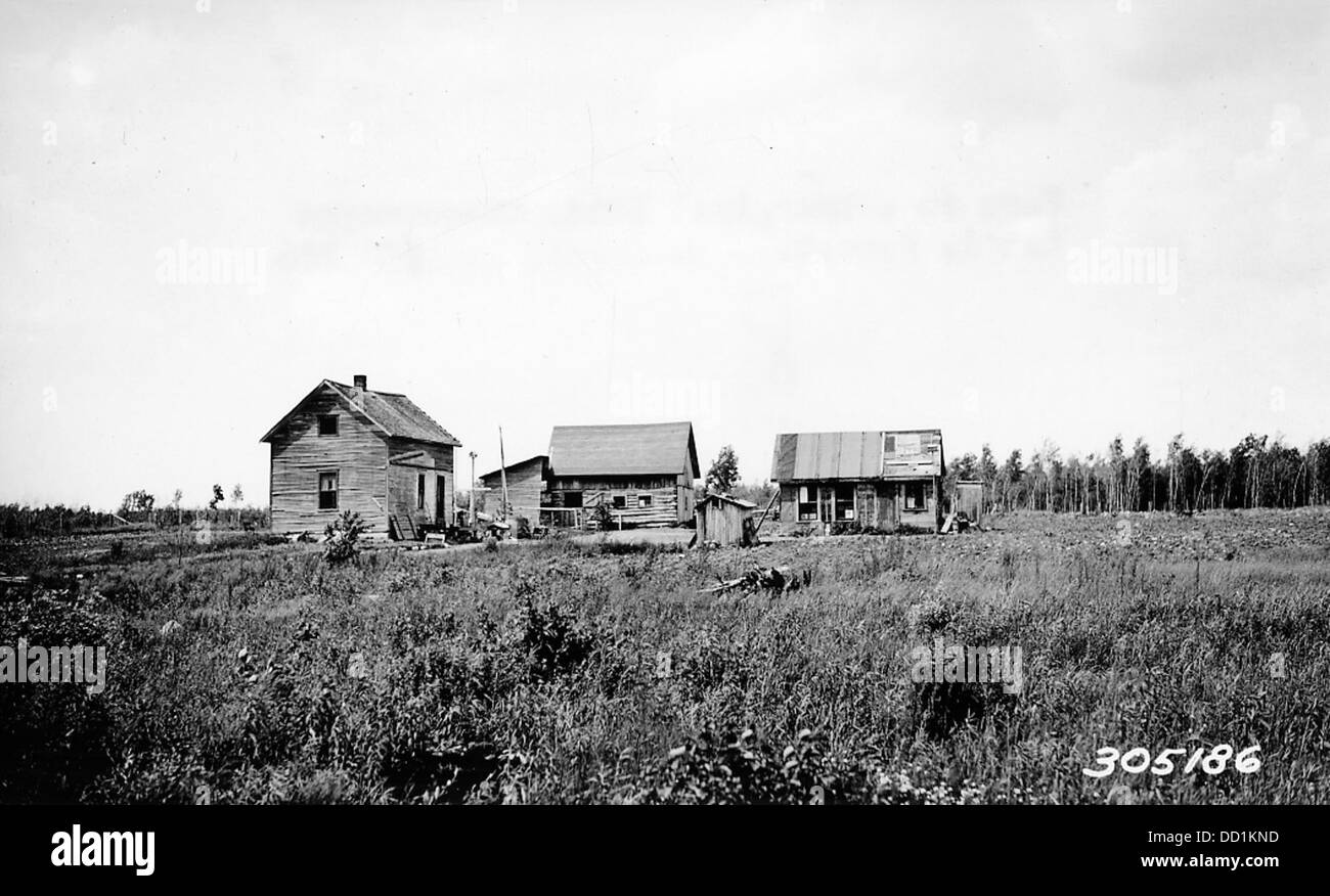 A farm located on submarginal land, which refers to areas with poor ...