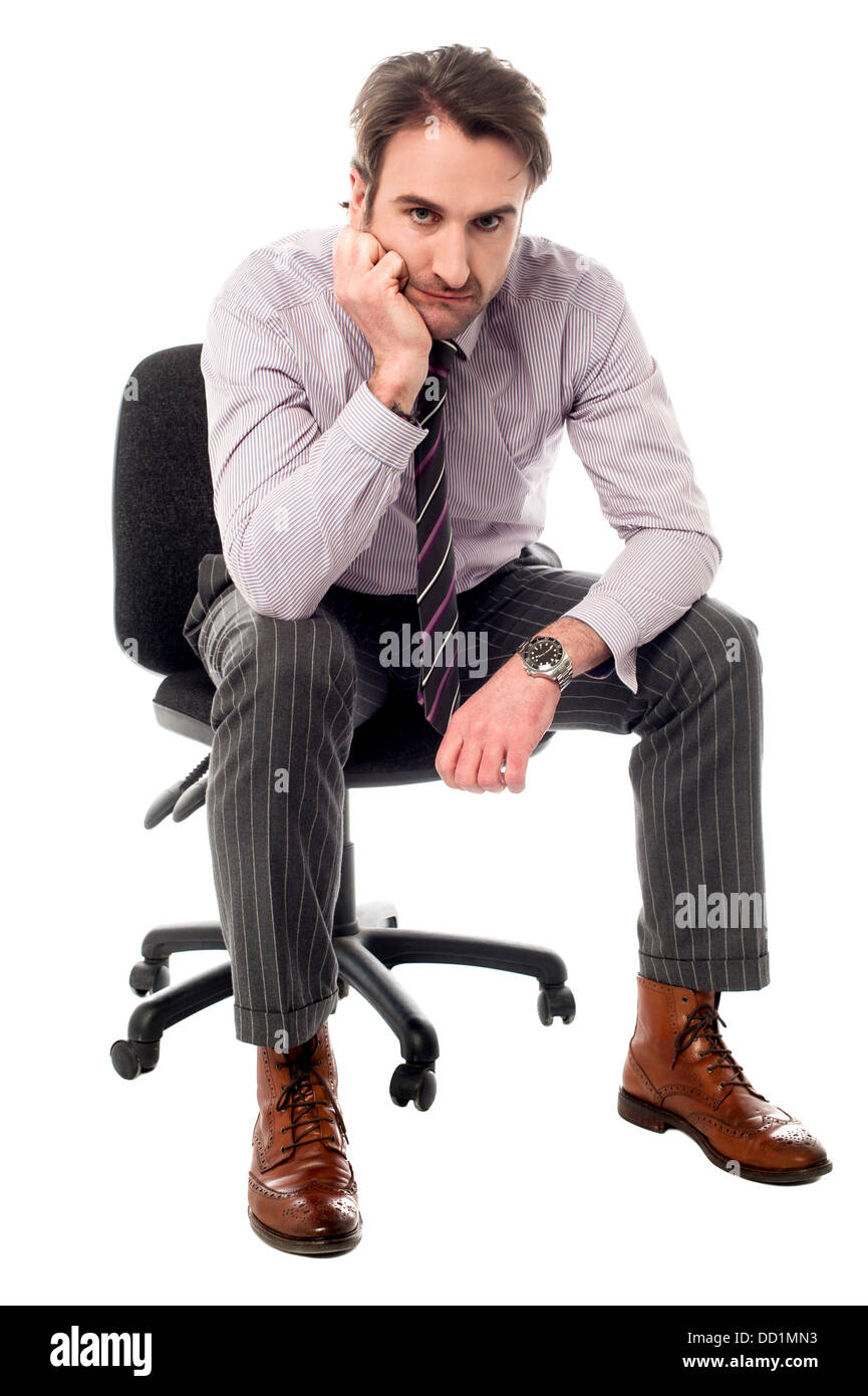 Corporate guy faced a major loss in a business deal Stock Photo - Alamy