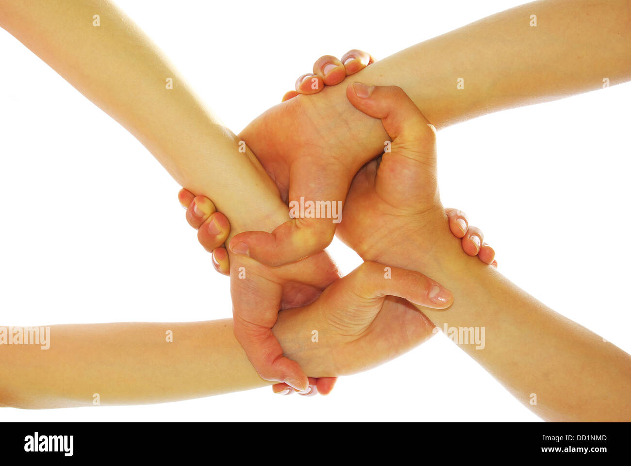 With arms linked together hi-res stock photography and images - Alamy