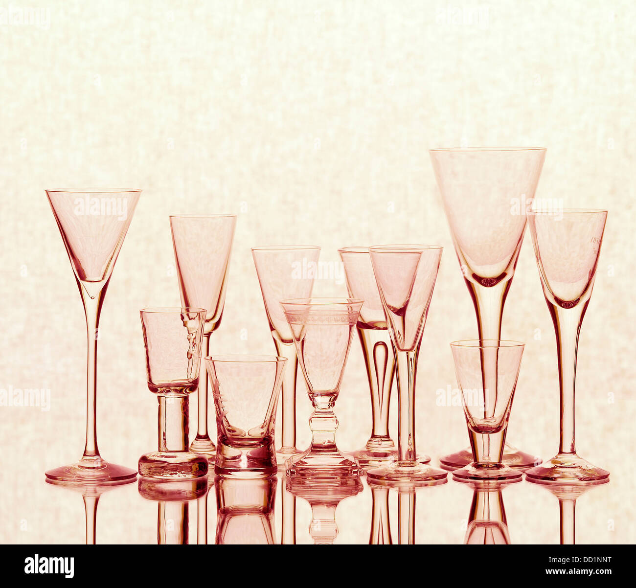 Glass still life Stock Photo - Alamy