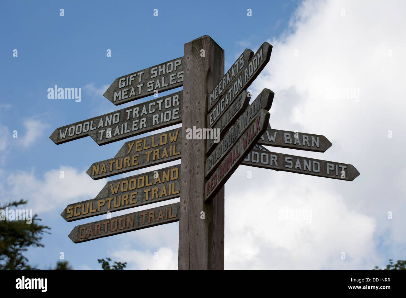 Information Board Uk Woodland High Resolution Stock Photography and ...