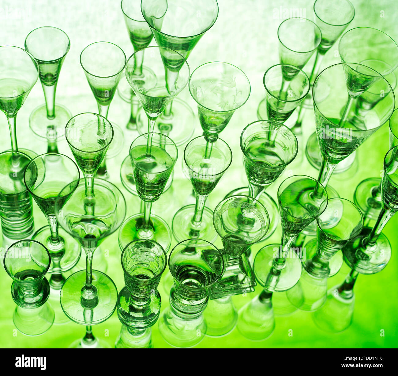 Glass still life Stock Photo - Alamy