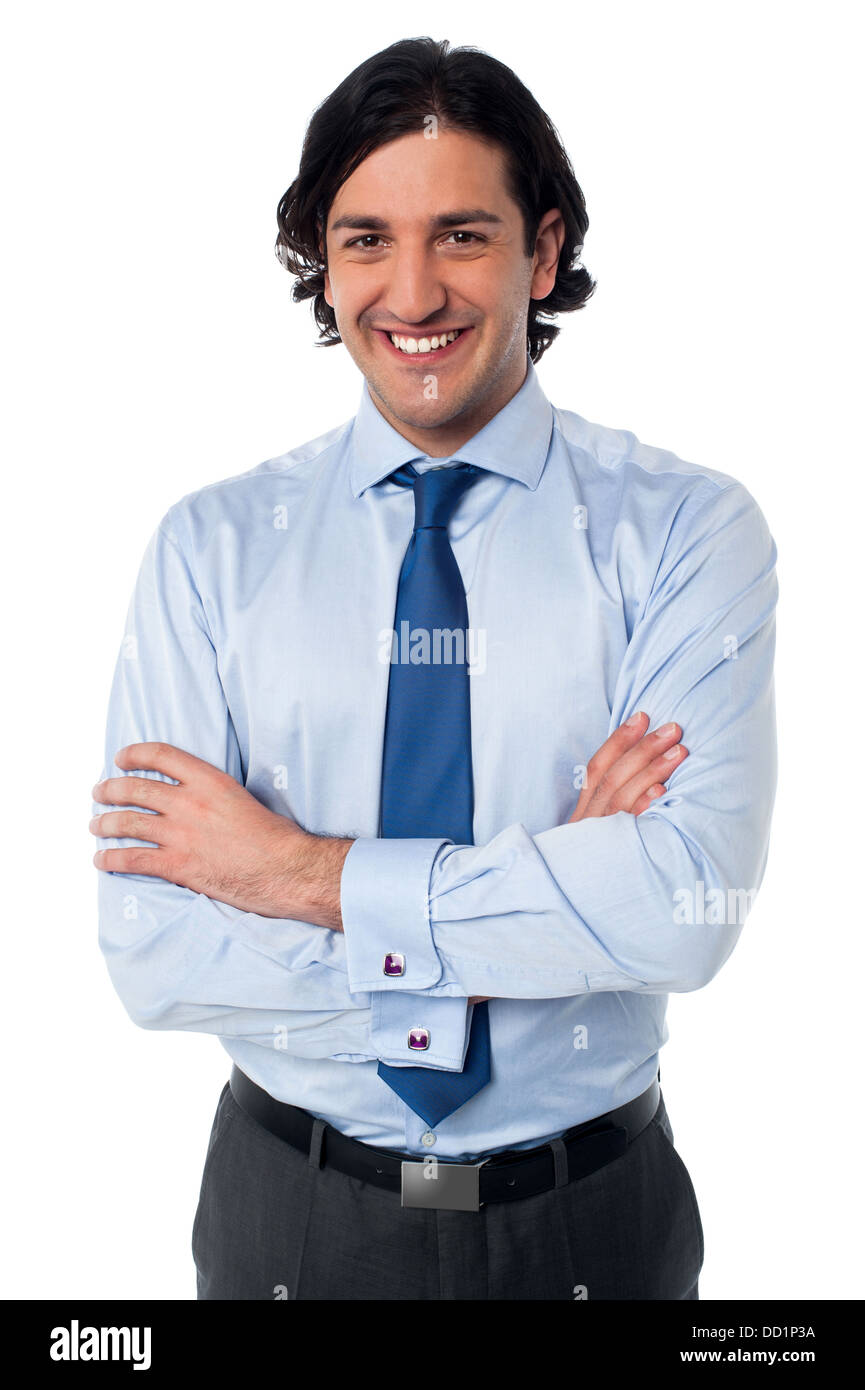Handsome young confident business professional Stock Photo - Alamy