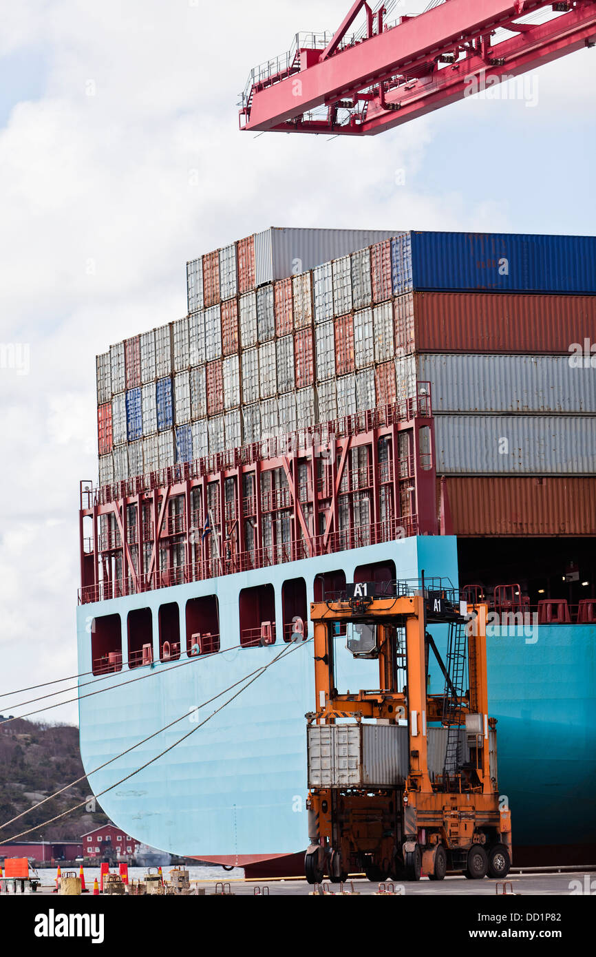 Freight containers loaded on cargo hi-res stock photography and images ...